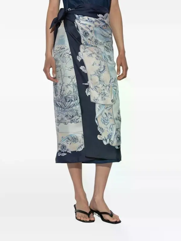 FERRAGAMO Wrap Maxi Skirt