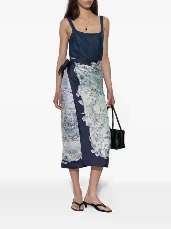 FERRAGAMO Wrap Maxi Skirt