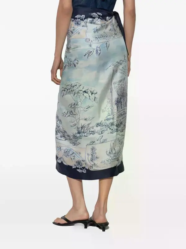 FERRAGAMO Wrap Maxi Skirt