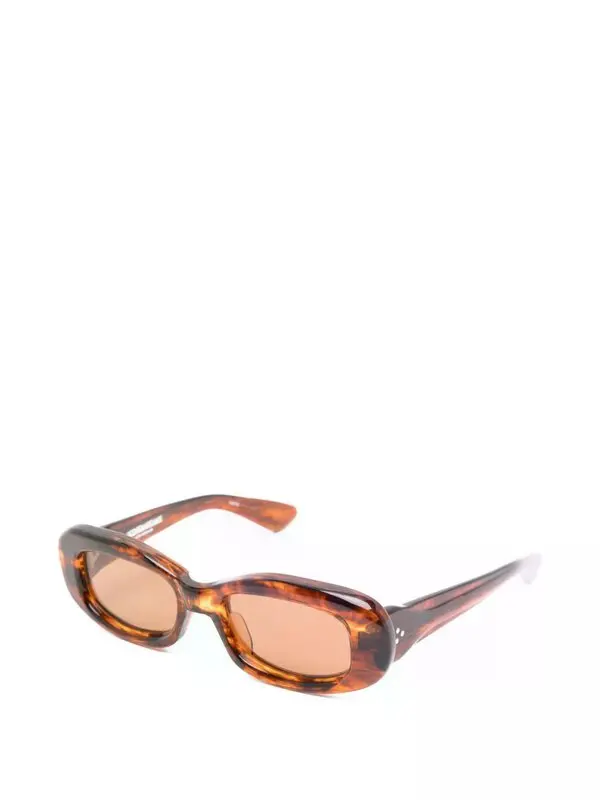 JACQUES MARIE MAGE Ann Oval Sunglasses