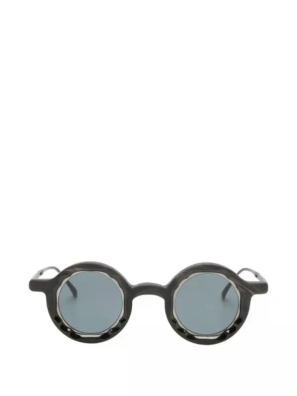 RIGARDS Round Frame Sunglasses - Black