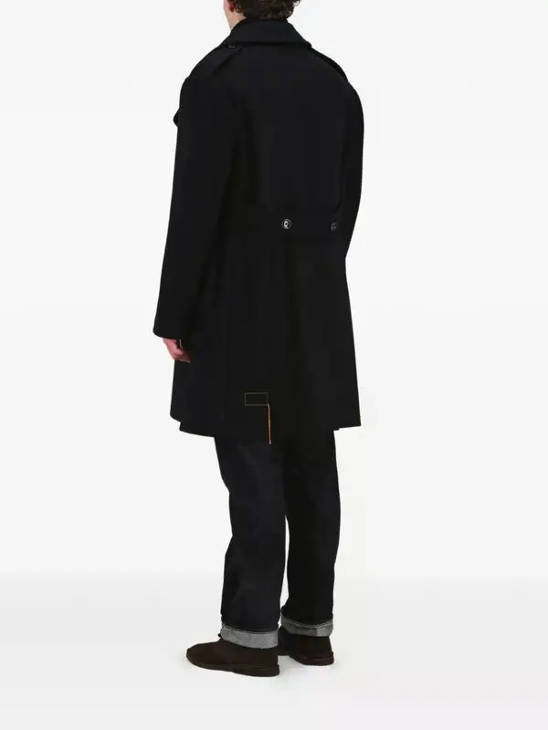 FORTELA Winston Double-breasted Wool Coat