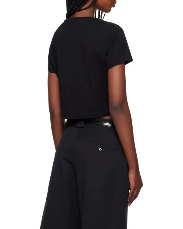 Maison Kitsuné Speedy Fox Patch Crewneck T-shirt - Black