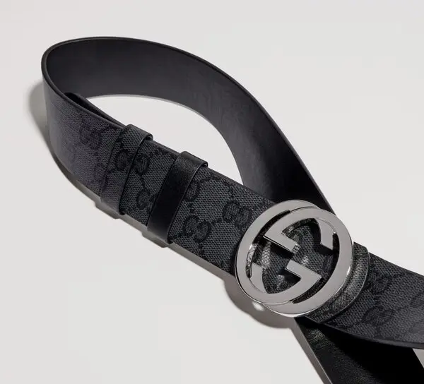 Gucci Reversible Monogram Logo Belt