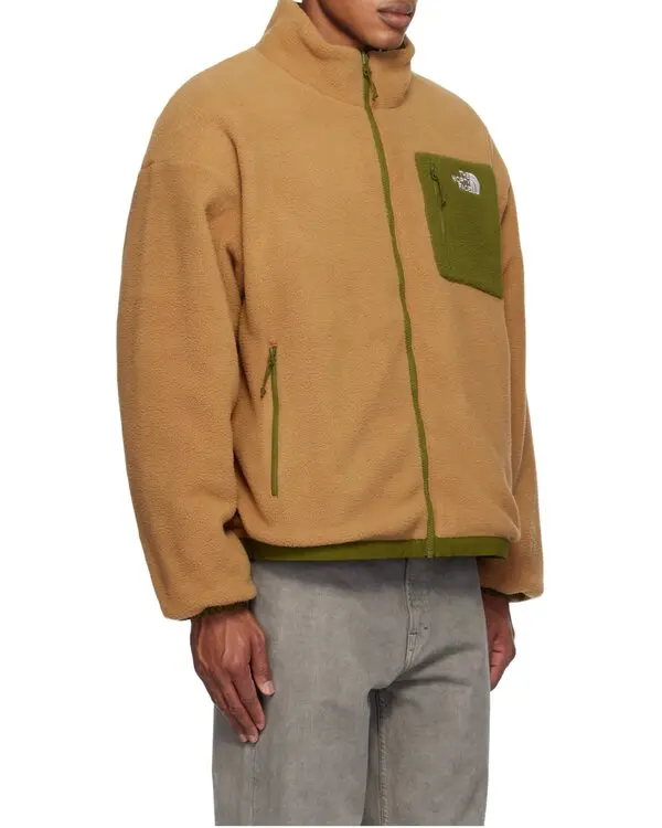 The North Face Reversible Fleece Jacket - Forest Olive/practical Brown