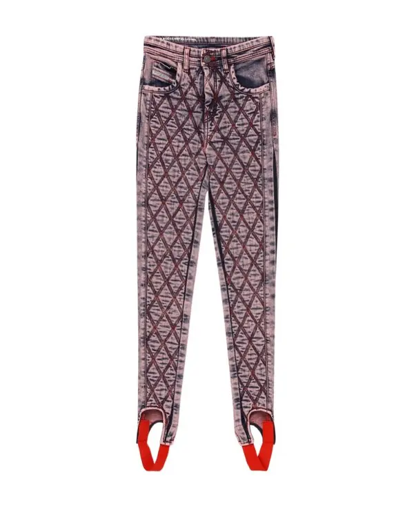 DIESEL® Quilted Stirrup Skinny Jeans