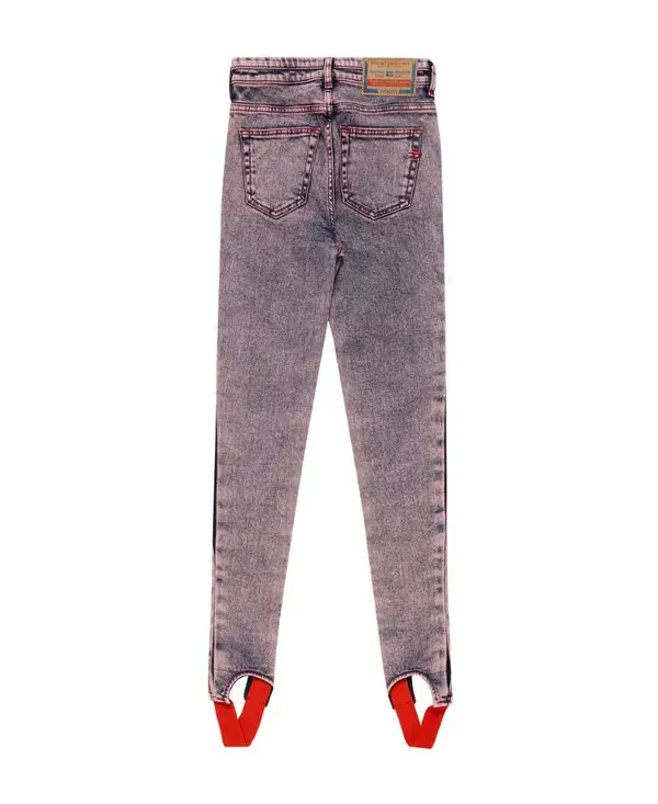 DIESEL® Quilted Stirrup Skinny Jeans