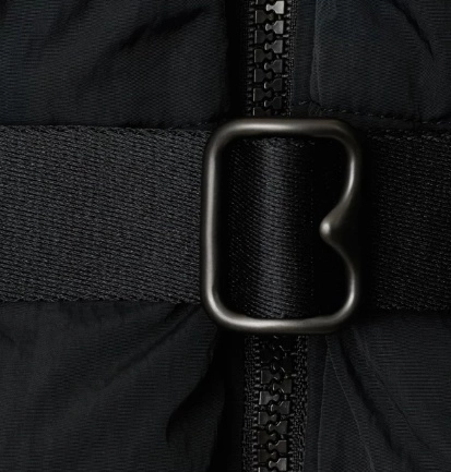 Burberry Funnel Neck Zip-up Puffer Coat With Drawcord Waist And Hood