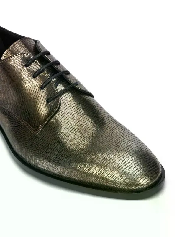Roberto Cavalli Metallic Derby Shoes
