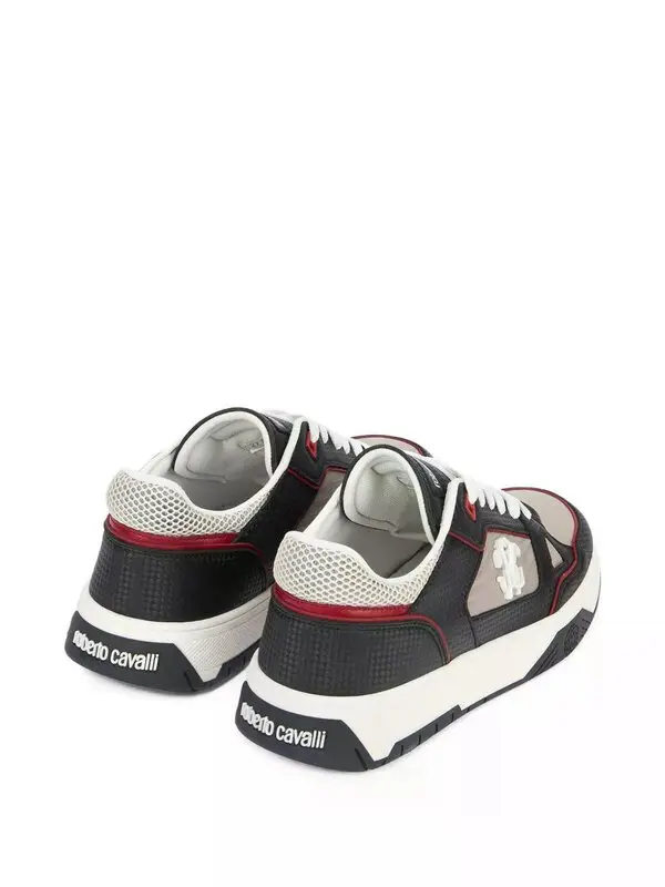Roberto Cavalli Panelled Lace-up Sneakers
