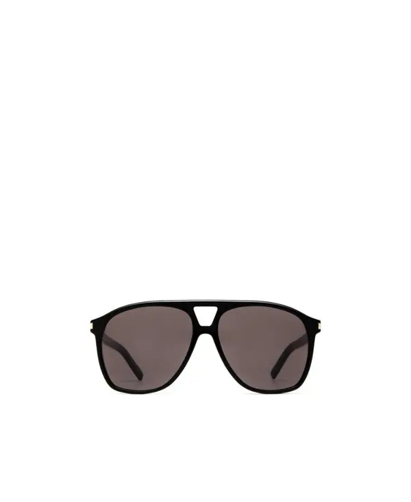 Saint Laurent Aviator Frame Sunglasses - Gray