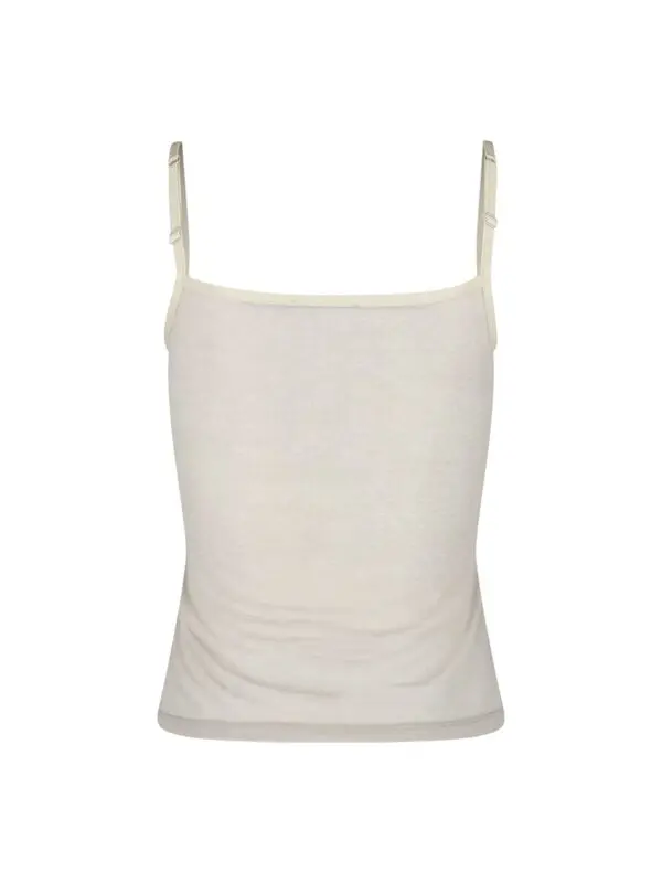 Paloma Wool Fitted Strap Top - Ecru