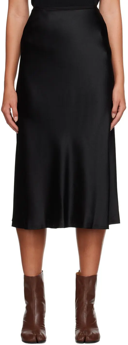 MAISON MARGIELA Satin Midi Skirt