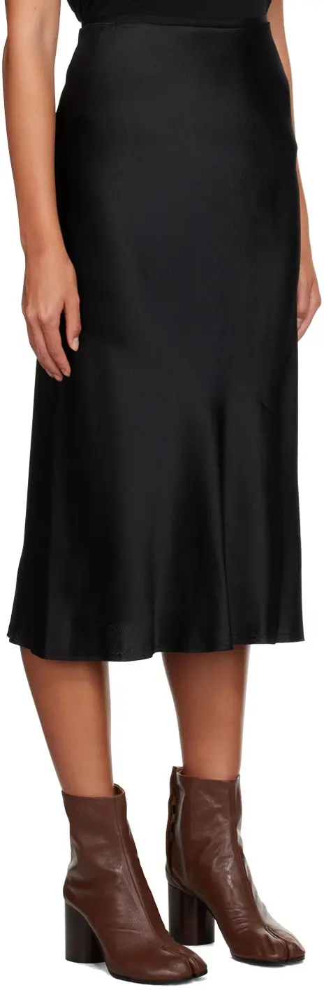 MAISON MARGIELA Satin Midi Skirt