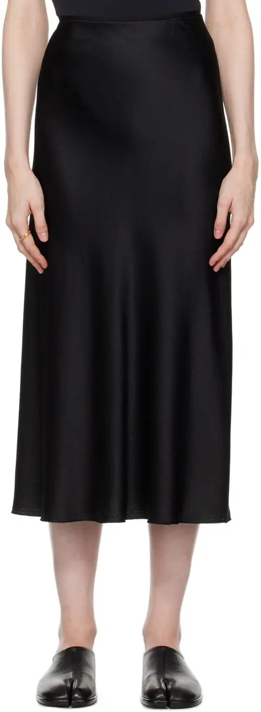 MAISON MARGIELA Satin Midi Skirt