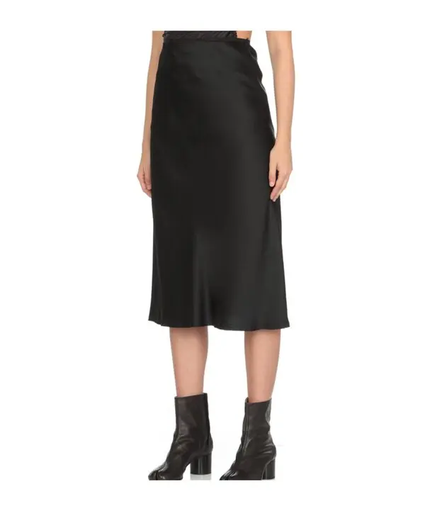 MAISON MARGIELA Satin Midi Skirt