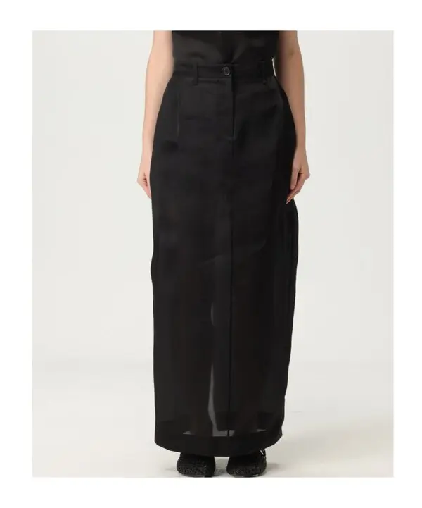 Khaite Lucian Maxi Skirt - Black