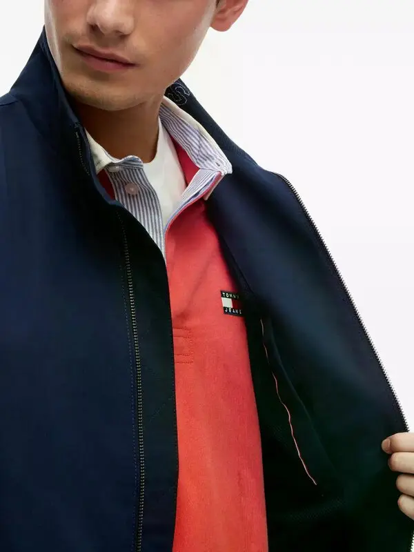 Tommy Hilfiger High Neck Logo Patch Jacket
