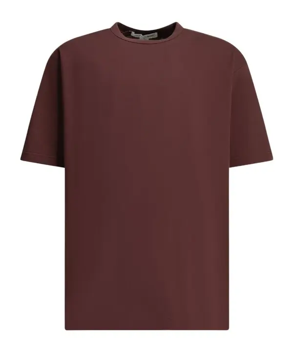 Comme Des Garçons Reverse Logo Crew Neck T-shirt - Red