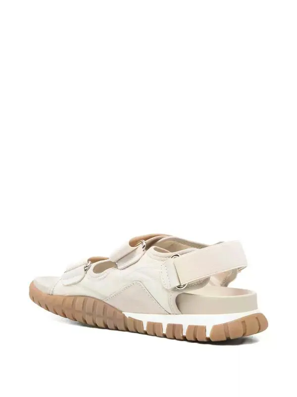 Miu Miu Touch-strap Sandals - Neutrals