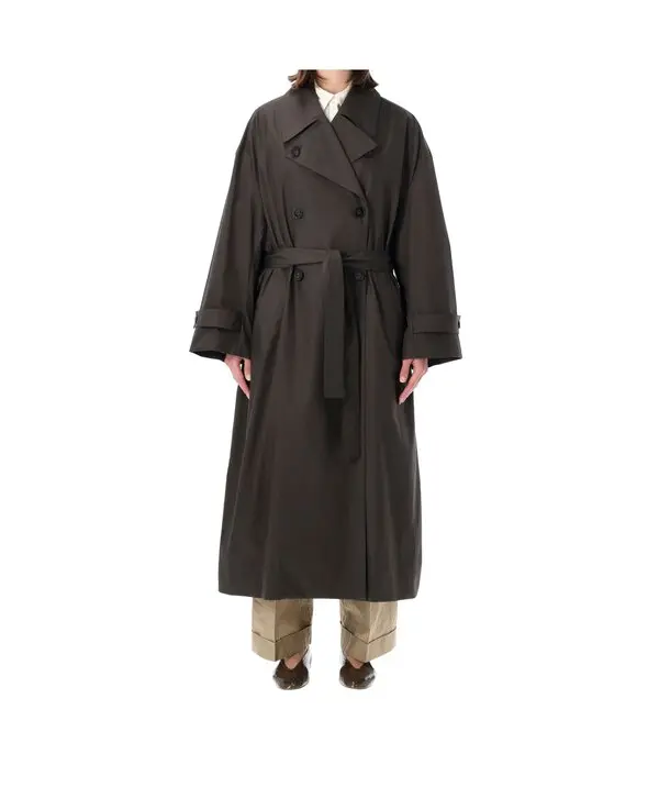 Soeur Helio Belted Double-breasted Coat