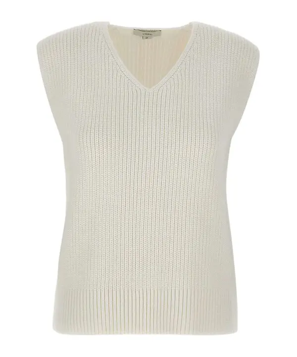 Vince Sleeveless V-neck Knitted Vest