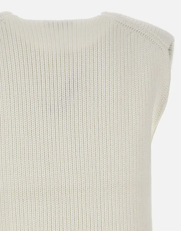 Vince Sleeveless V-neck Knitted Vest
