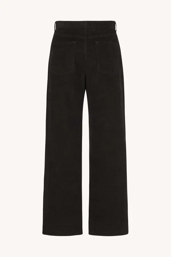 THE ROW Corduroy Straight-leg Trousers - Brown