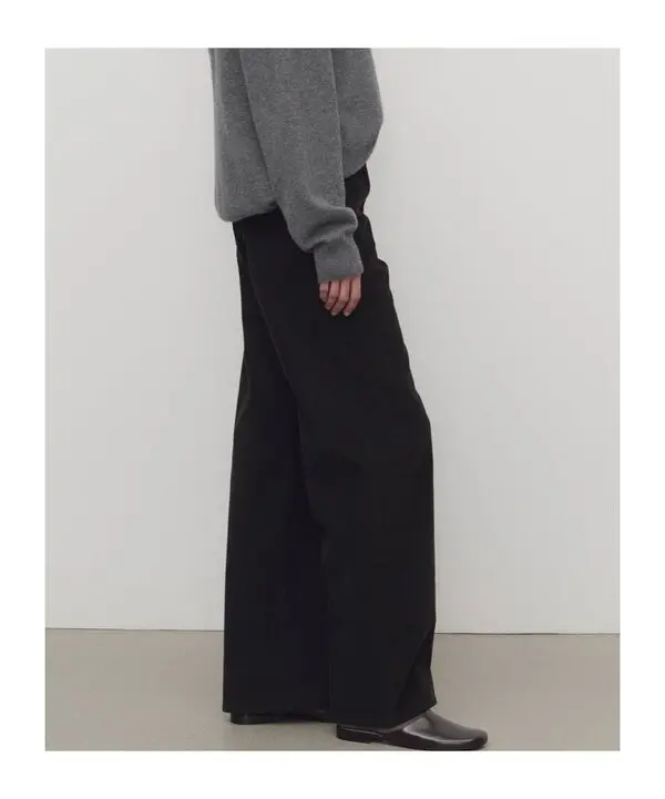 THE ROW Corduroy Straight-leg Trousers - Brown