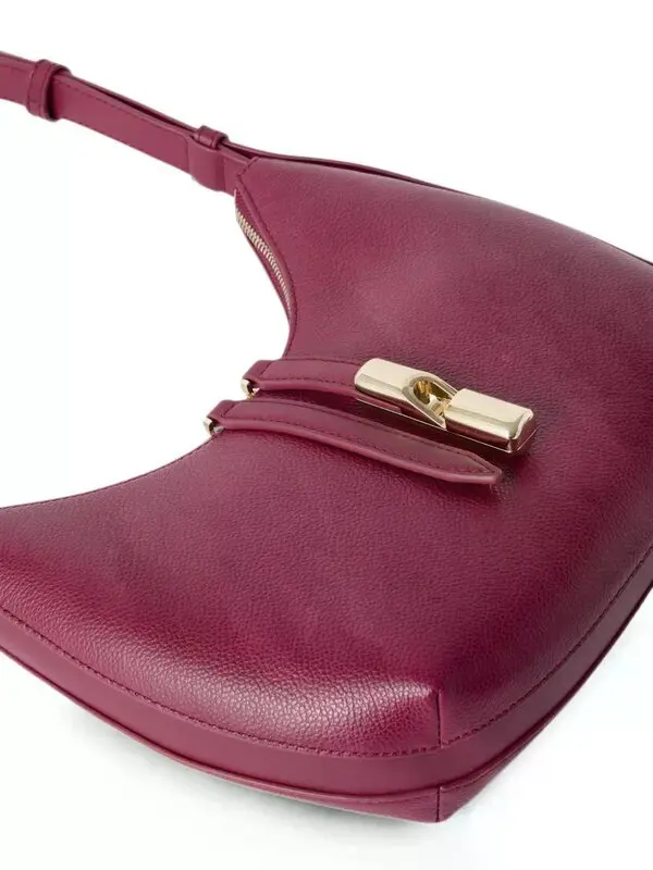 Furla Goccia Leather Shoulder Bag - Pink