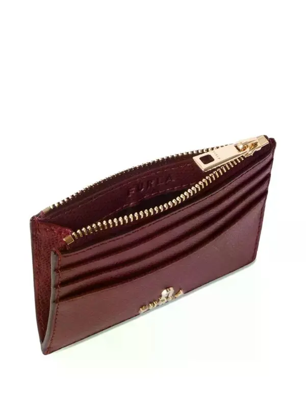 Furla Small Camelia Card Holder - Red