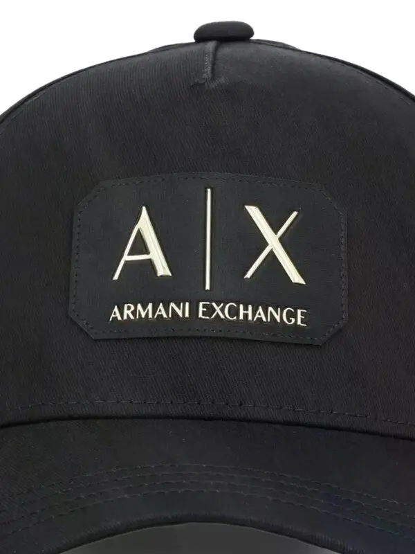 Armani Exchange Logo Patch Baseball Cap