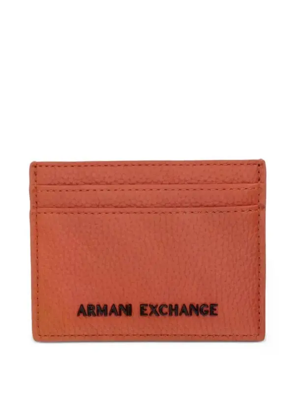 Armani Exchange Madrid Logo-plaque Cardholder - Orange