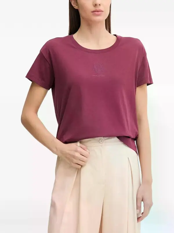 Armani Exchange Logo Embellishment T-shirt