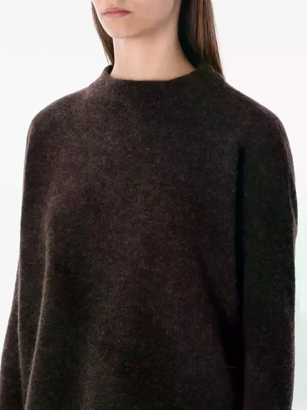 SESSUN Brushed Crew-neck Sweater