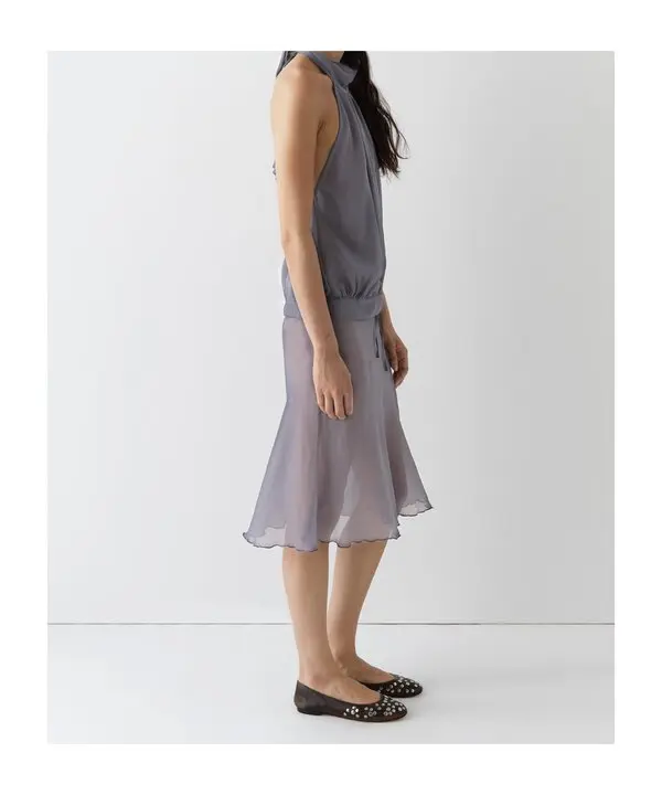 Gimaguas Sleeveless Halter Neck Boa Top