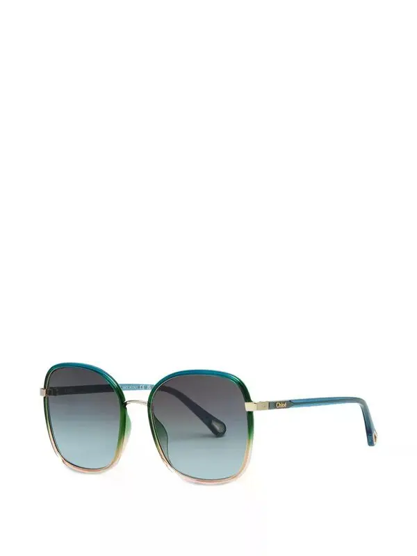 Chloé Square-frame Gradient Sunglasses