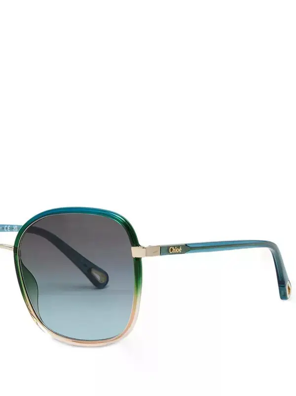 Chloé Square-frame Gradient Sunglasses