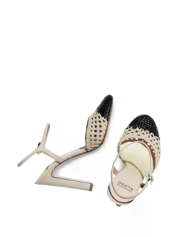 FRANCESCO RUSSO Crochet-knit Sandals