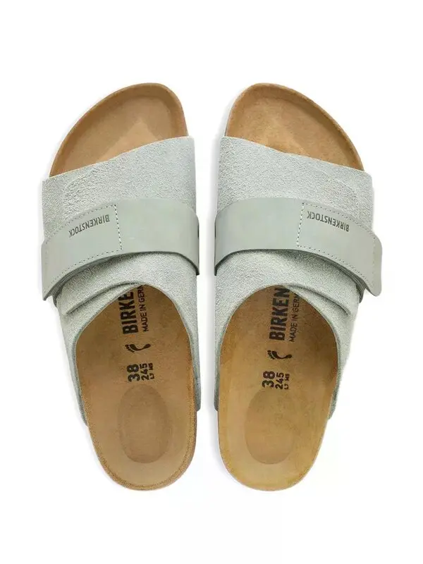BIRKENSTOCK Kyoto Suede Sandals - Green