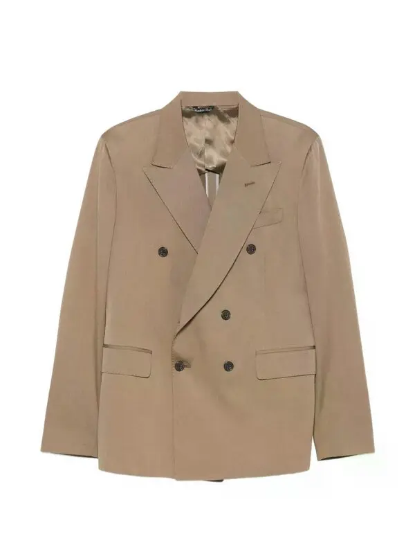 Brian Dales Double-breasted Peak-lapel Blazer