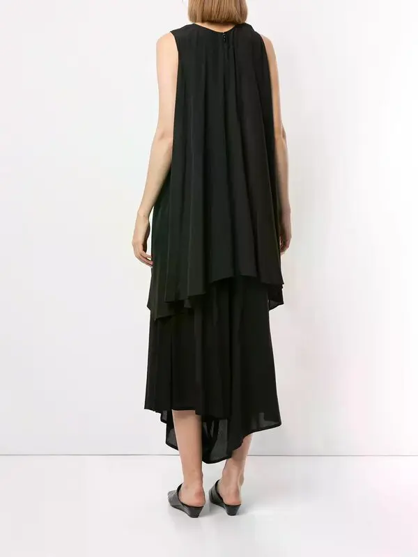Y’s Long-line Draped Sleeveless Top