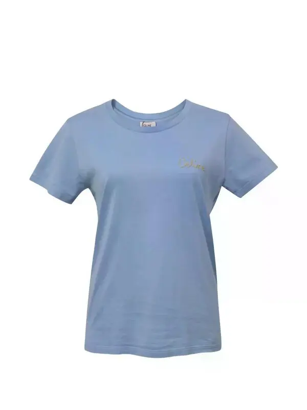 Celine Embroidered Logo T-shirt