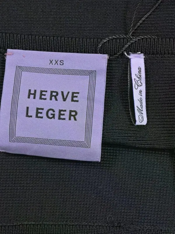 Herve Leger Panelled Pencil Skirt