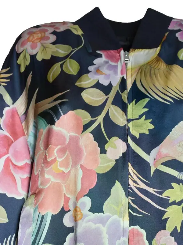 Seafarer Floral Bird-motif Jacket