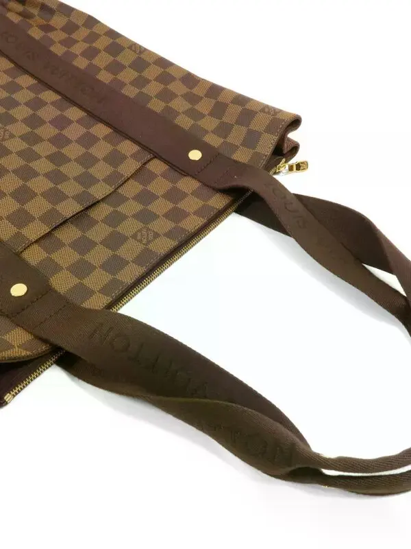 LOUIS VUITTON Beaubourg Damier Ebene Canvas Tote Bag