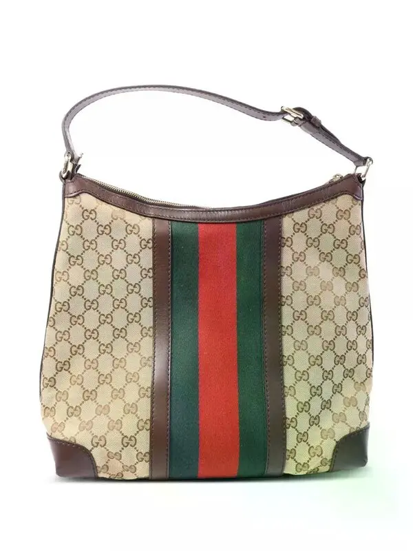 Gucci Gg Canvas Web Shoulder Bag