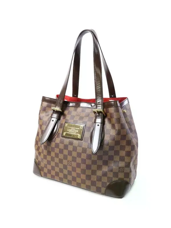 LOUIS VUITTON Damier Ebène Hampstead Tote Bag - Brown
