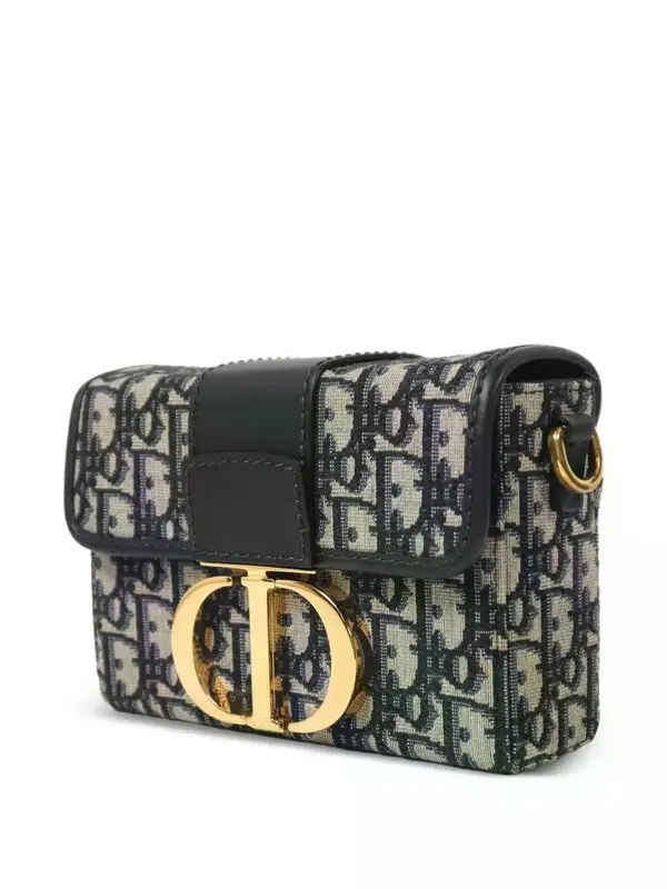 Dior 30 Montaigne Shoulder Bag - Black