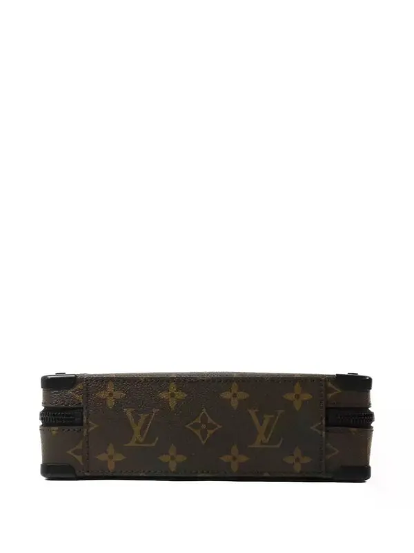 LOUIS VUITTON Handle Soft Trunk Monogram Macassar Tote Bag